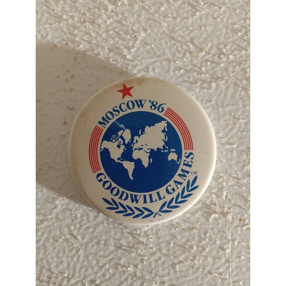 Toys | Vintage Moscow 1986 Goodwill Games Button | Poshmark